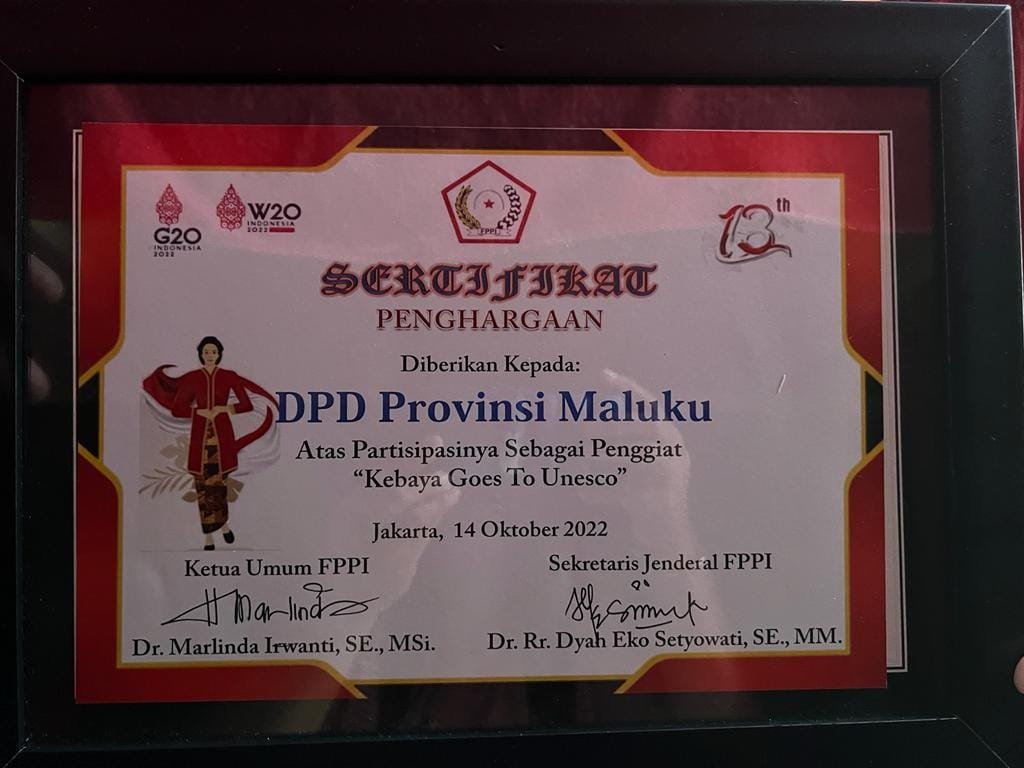 DPD FPPI Maluku Raih 2 Penghargaan di Ajang Rakernas V Jogjakarta ...