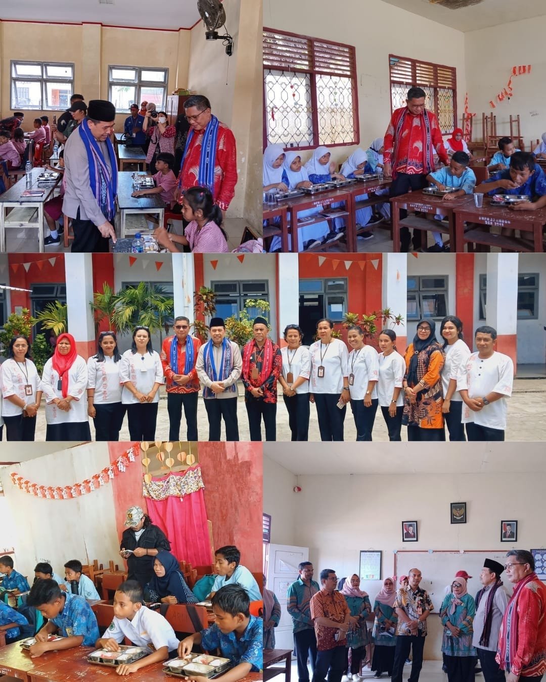 Wali Kota Ambon Dampingi Ketua Ombudsman RI Tinjau Pembagian MBG di SDN ...