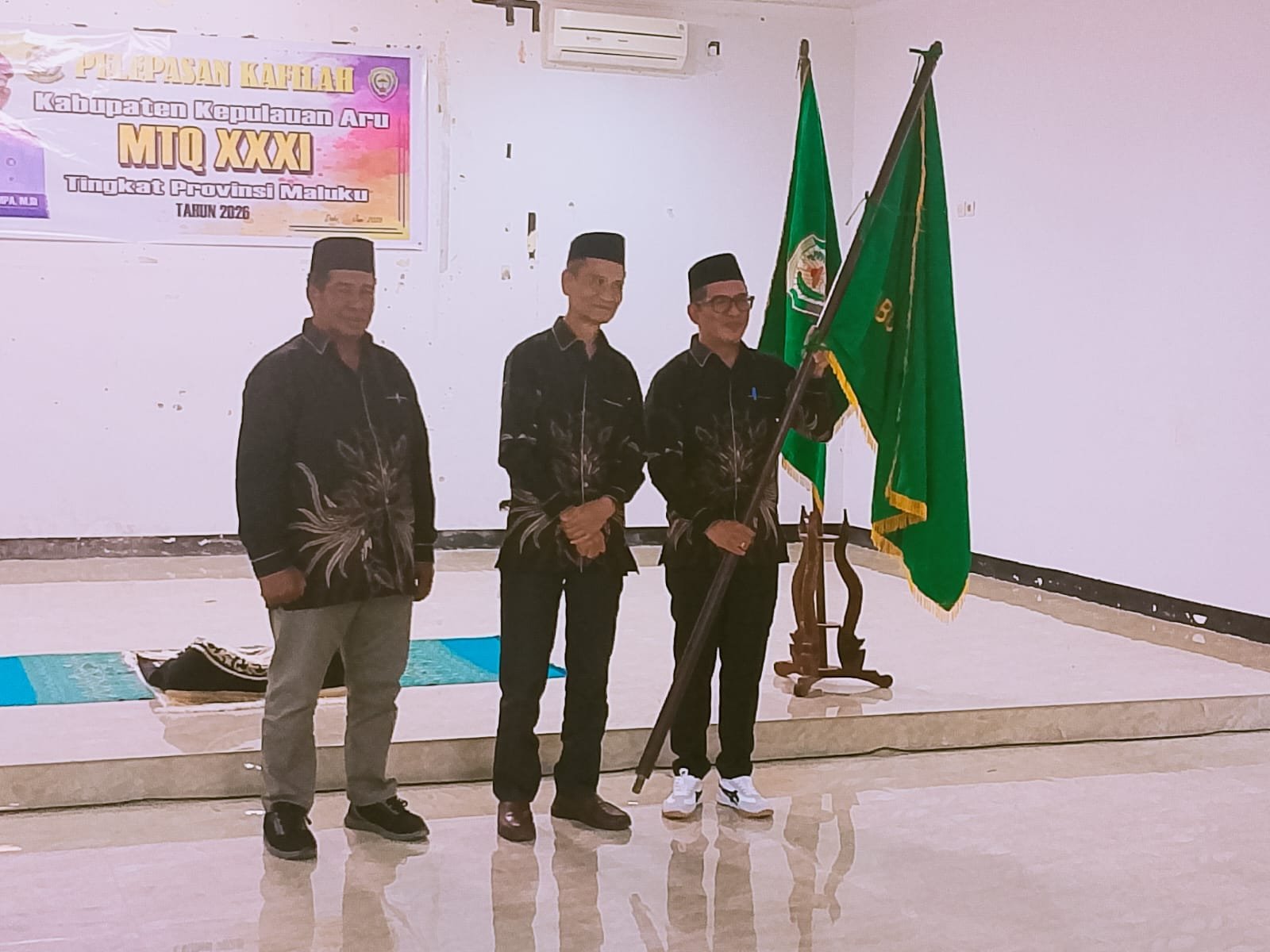 Wakil Bupati Kepulauan Aru Lepas Kafilah MTQ XXXI Tingkat Provinsi ...